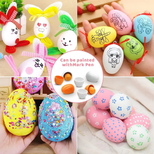 Montessori Learning Play Wooden Eggs Toy Set for Kids - Montessori Play ...
