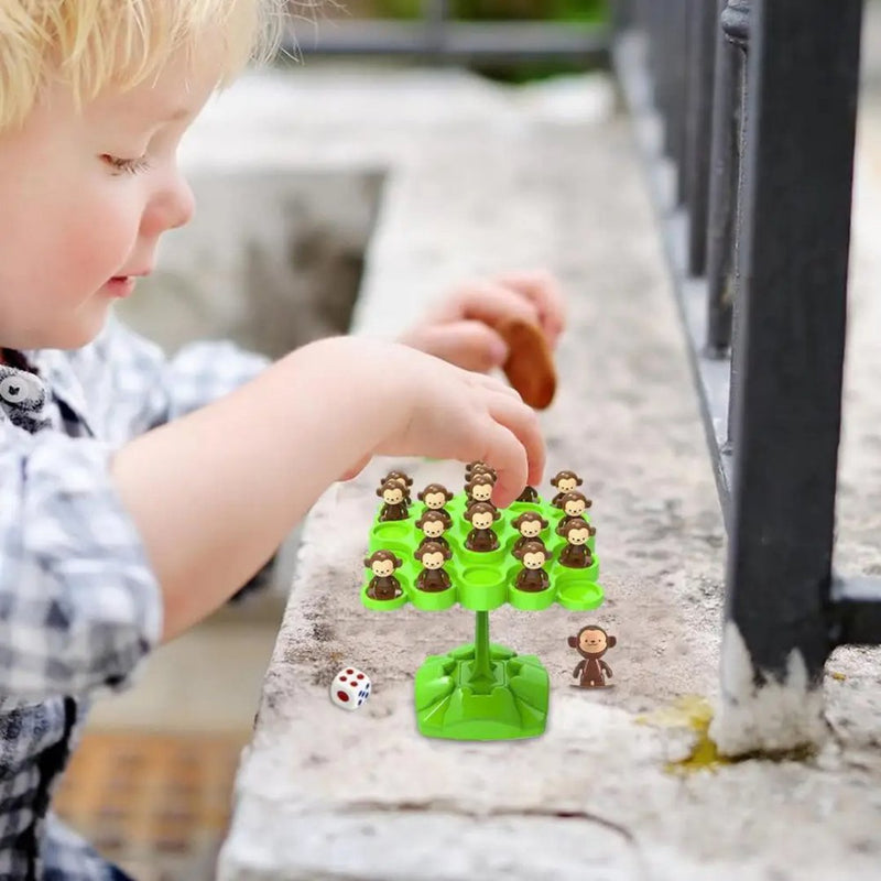 Balancing Monkey Tree Game – Montessori Math & Puzzle Toy for Creative ...