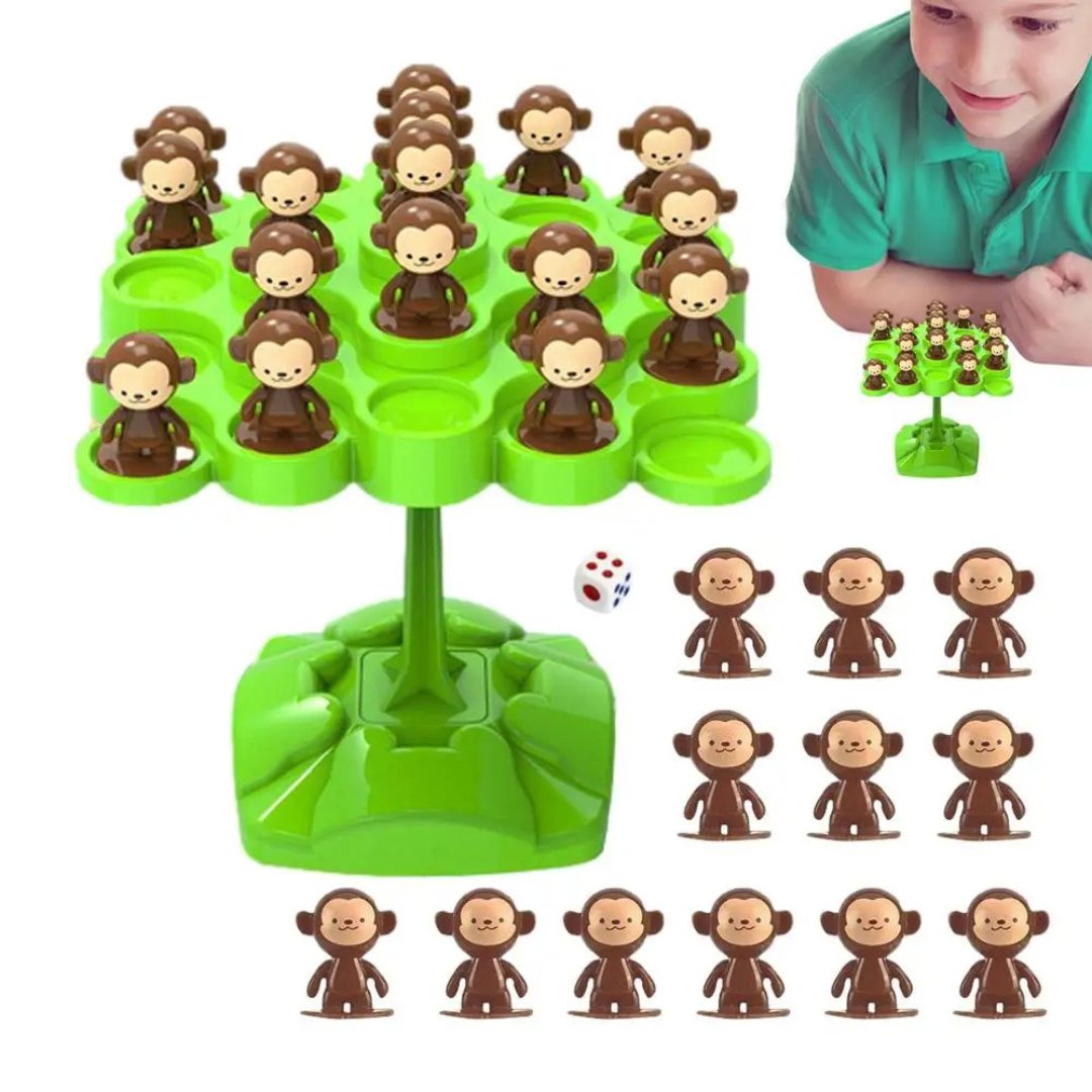 Balancing Monkey Tree Game – Montessori Math & Puzzle Toy for Creative ...