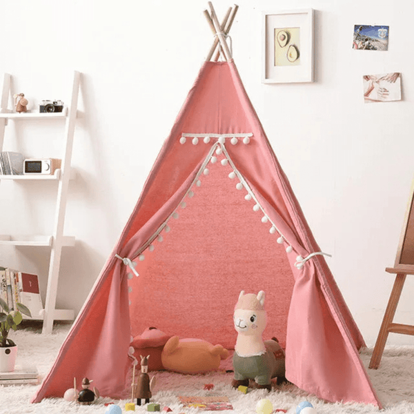 Montessori kids Teepee Tent – Portable Playhouse Wigwam for Children’s ...